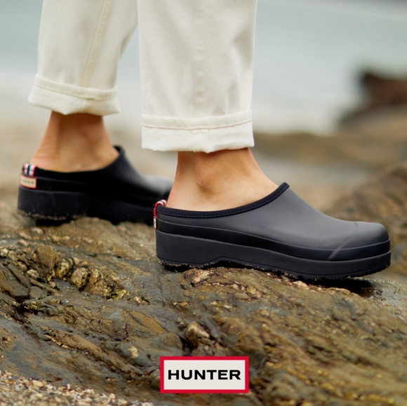 Hunter | Shoes | Hunter Black Original Play Clogs | Poshmark